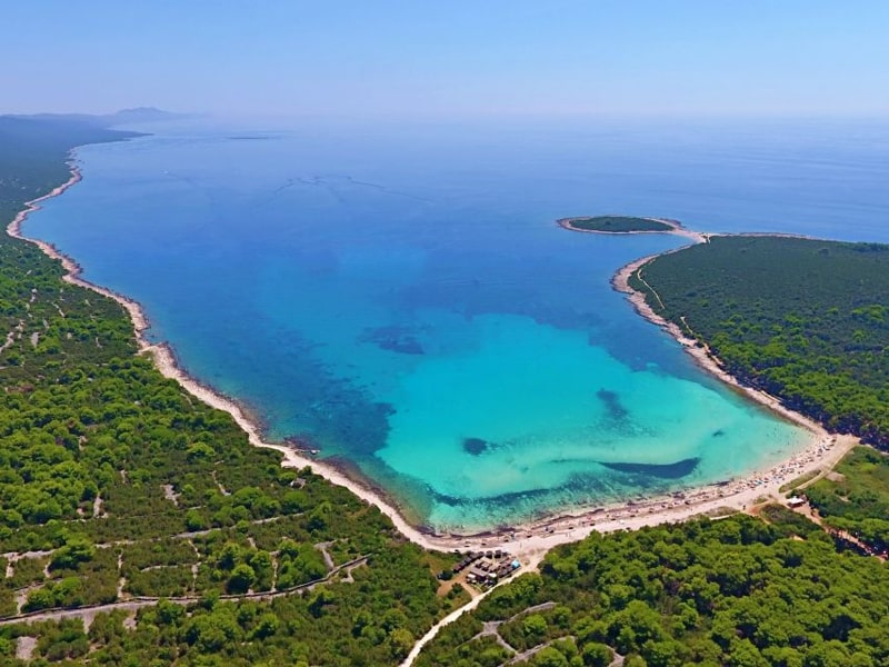 Playa Sakarun en Isla de Dugi otok 🏖️